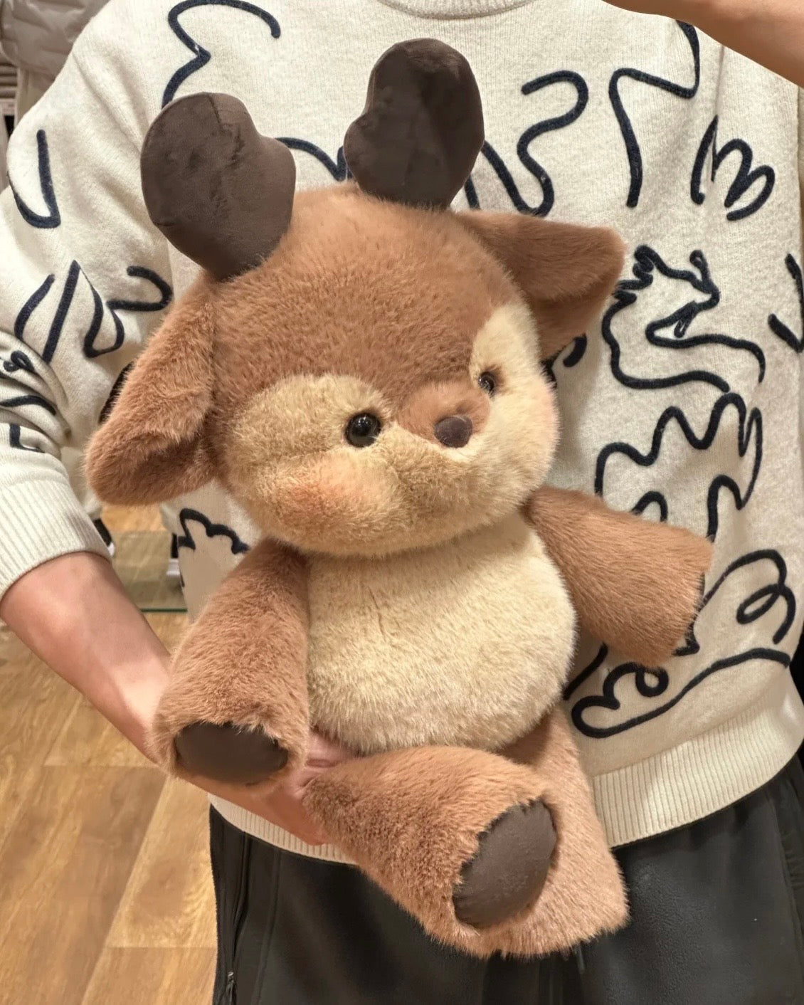 Fluffy Deer Plush Toy 🦌 – NOTEMAN LOVELY STORE Co.,Ltd.