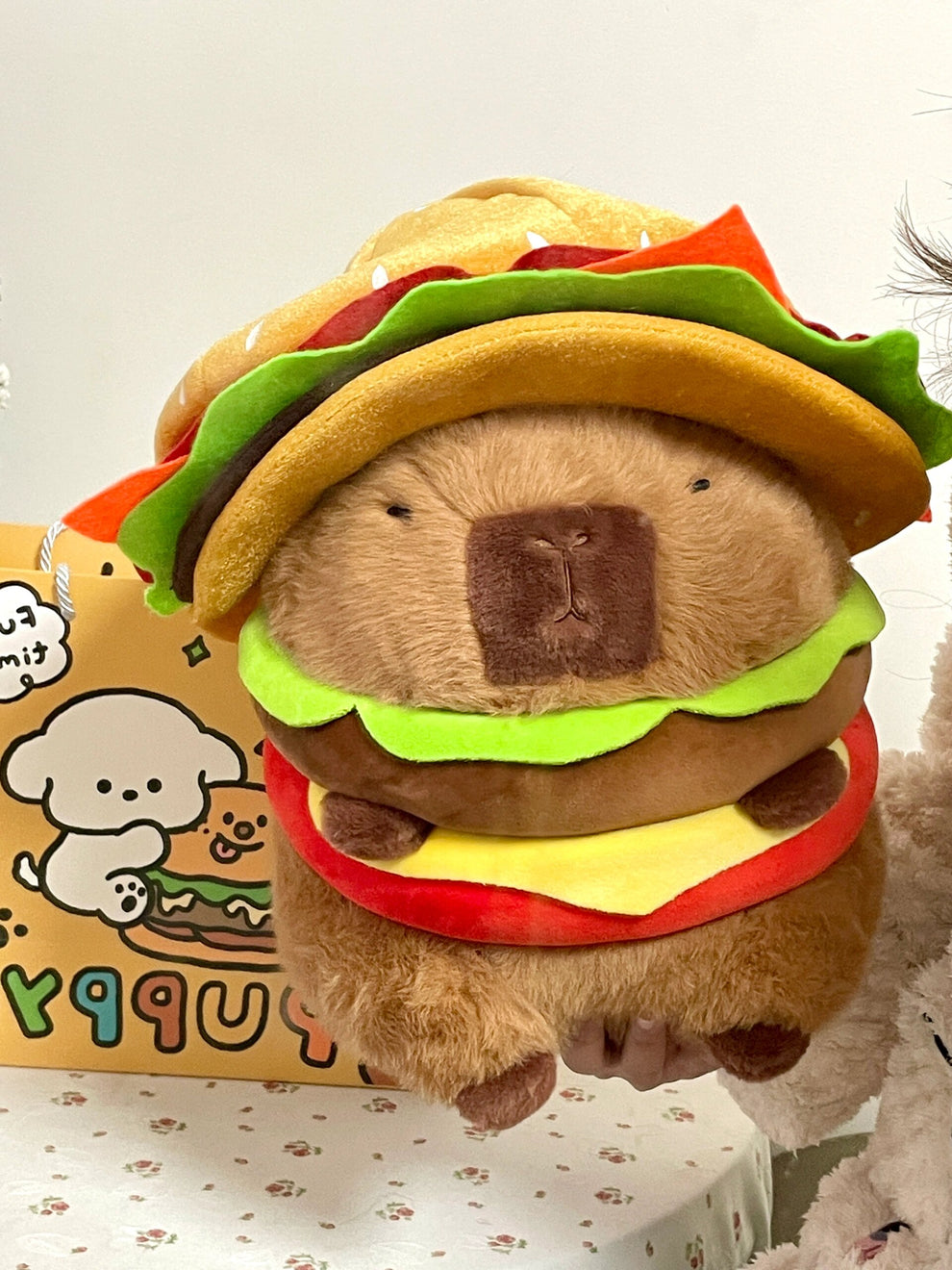 Capybara Burger + Burger Hat🍔 – NOTEMAN LOVELY STORE Co.,Ltd.
